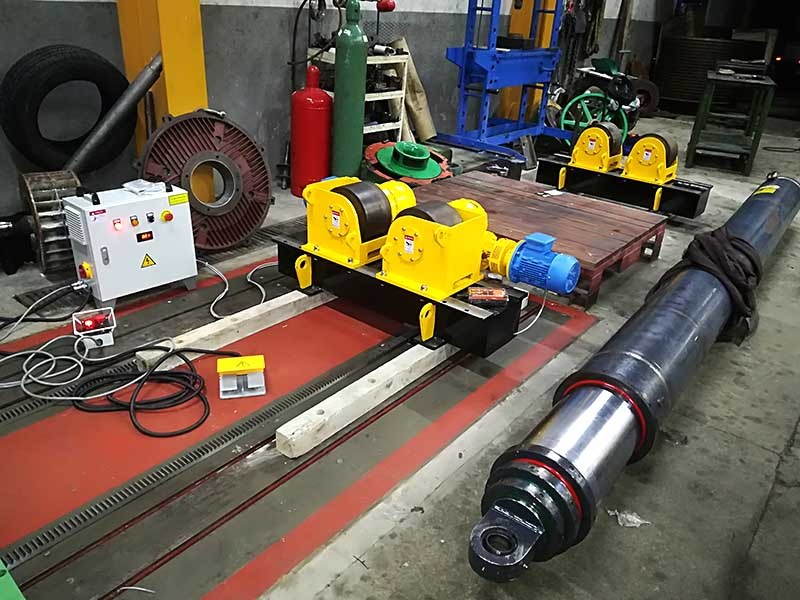 Conventional Welding Rotator Small Diameter Shaft Welding Rollers With ...